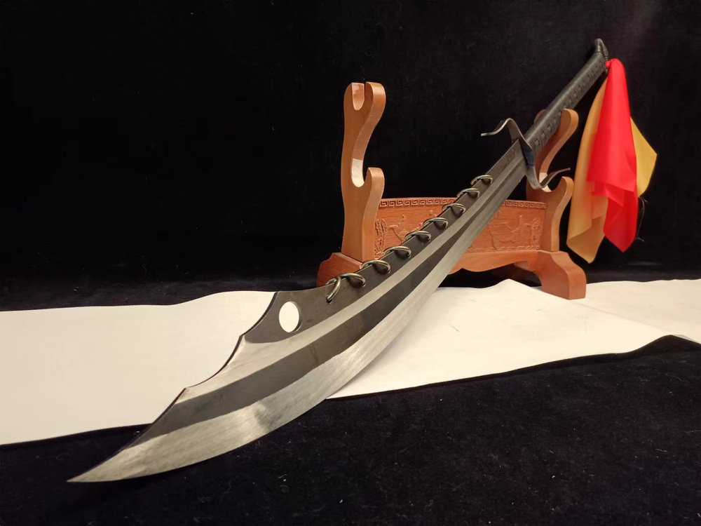 Handmade China KungFu Nine Ring Broadsword Sword WuShu Da Dao High ...