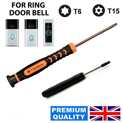 Security Screwdriver For Ring Doorbell Security Repair Torx Opening ...