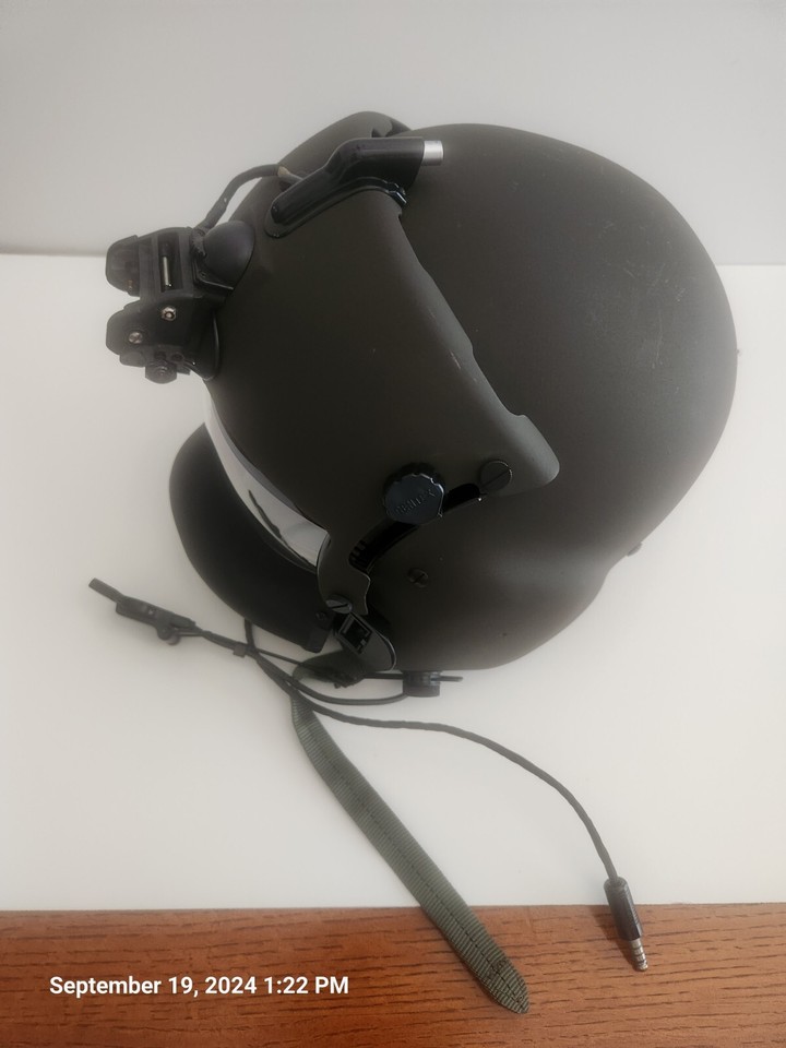 HGU-GENTEX 56/P USA Medium Size Helicopter Flight Helmet, CEP | eBay