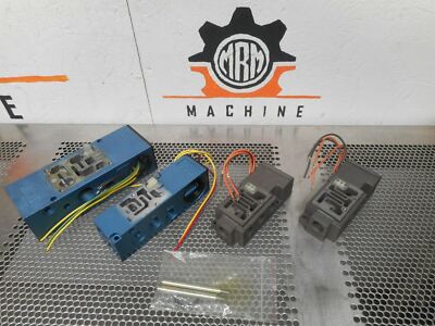Mac Valves (2) Manifold Blocks & Numatics (2) Manifold Blocks Used With ...