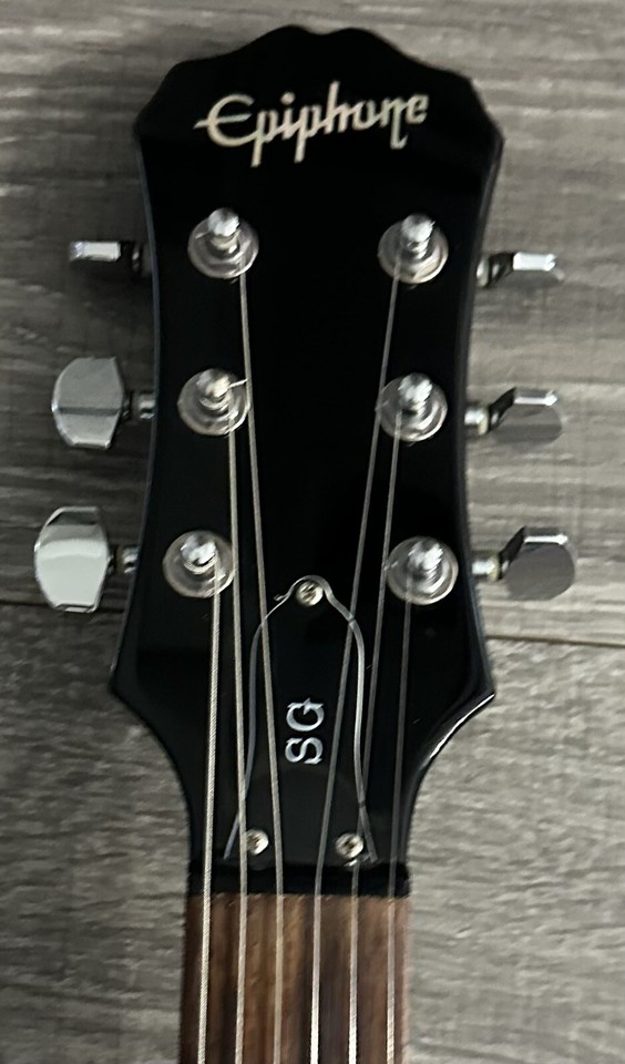 Angus Young Signed Guitar AC DC Autographed Guitar SG Gibson Epiphone Proof! | eBay