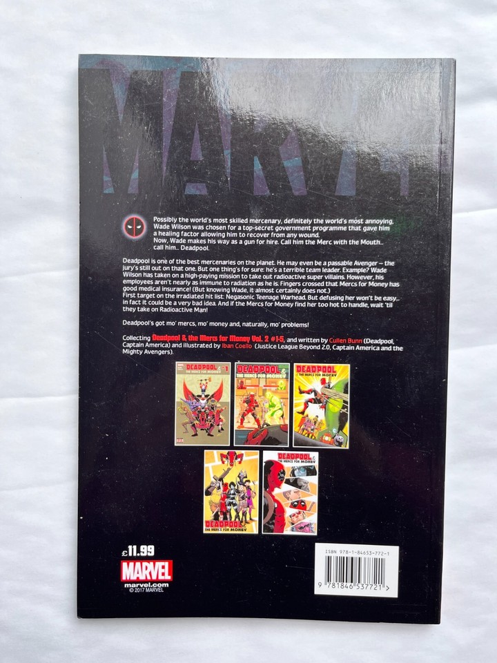 MARVEL DEADPOOL COMIC BOOK MAGAZINE MO' MERCS MO' MONKEYS THE MERCS FOR ...