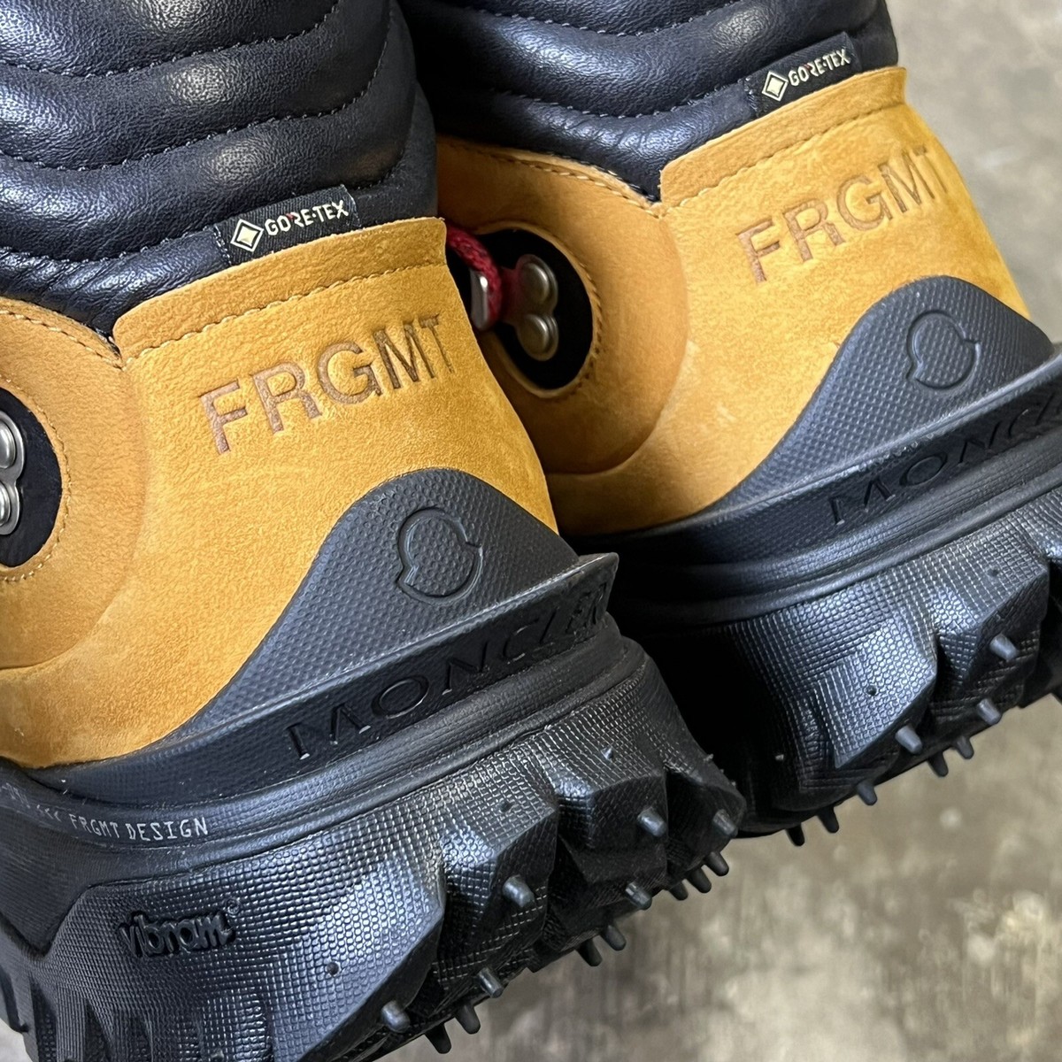 Moncler x Fragment Trailgrip High GTX Boots Orange Suede Moncler x Fragment Trailgrip High GTX Boots Orange Suede