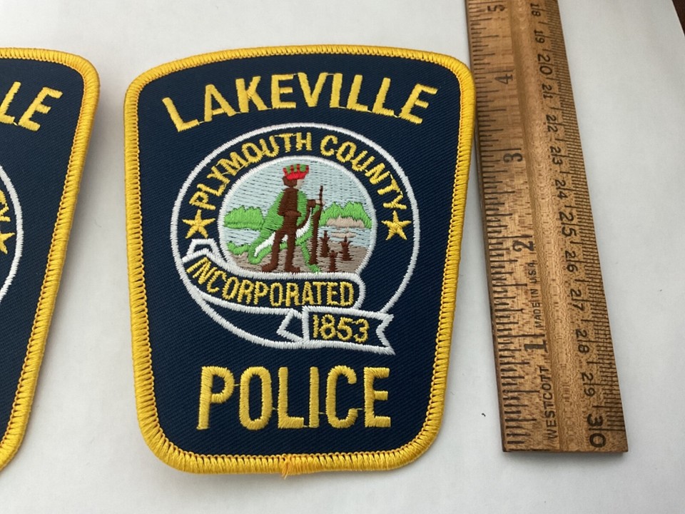 Lakeville Police Massachusetts patches new full size. | eBay