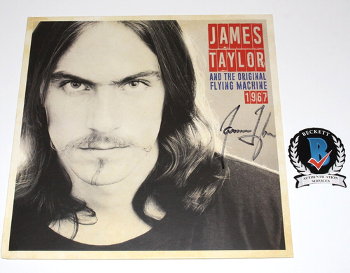 JAMES TAYLOR SIGNED ORIGINAL FLYING MACHINE ALBUM VINYL LP BECKETT COA ...