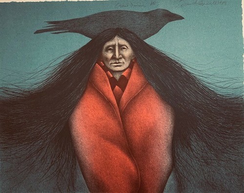 Frank Howell Lithograph "Crow Omen, 1984" Hand Signed | eBay