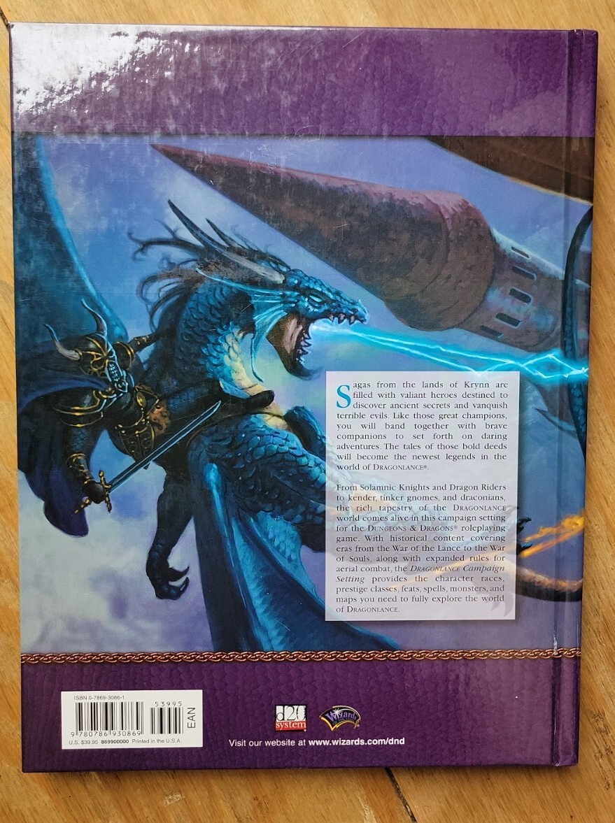 DragonLance Campaign Setting by Christopher Jamie, Jamie Chambers, Don ...