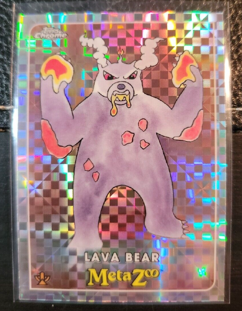 Lava Bear Topps Chrome MetaZoo Xfractor Refractor #36 | eBay