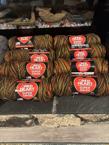 LOT 22 SkeinsYarn Red Heart, TLC, Acrylic/Ombre Multi Mixed Colors | eBay