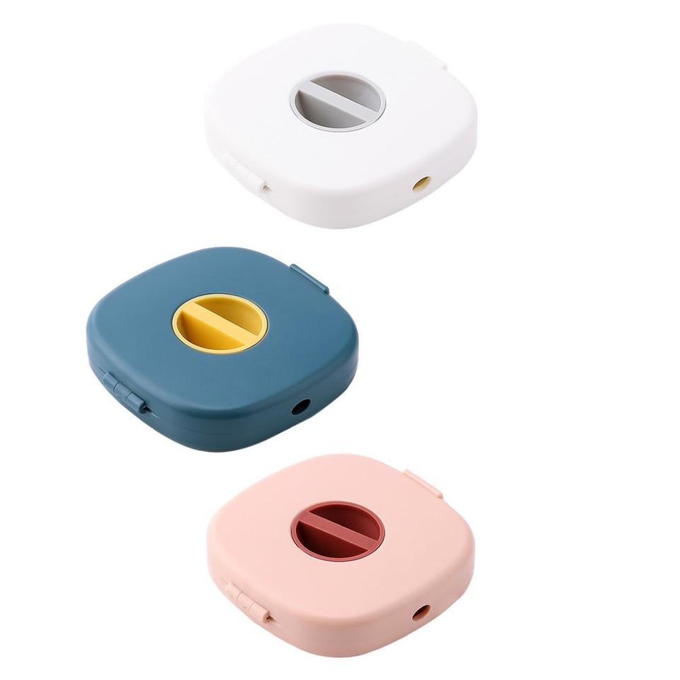 3 Pcs Earbud Case Storage Boxes for Data Cable Winder Travel Tech ...