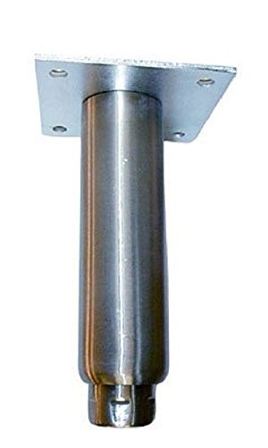 Heavy-duty Stainless Adjustable Equipment Leg W/welded Mounting Plate ...