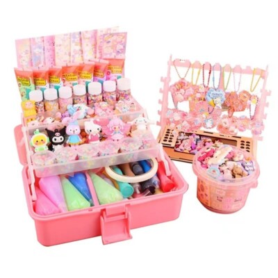 Kawaii Cream Guka Sticker Set Stickers diy Materials Pack Storage Box ...