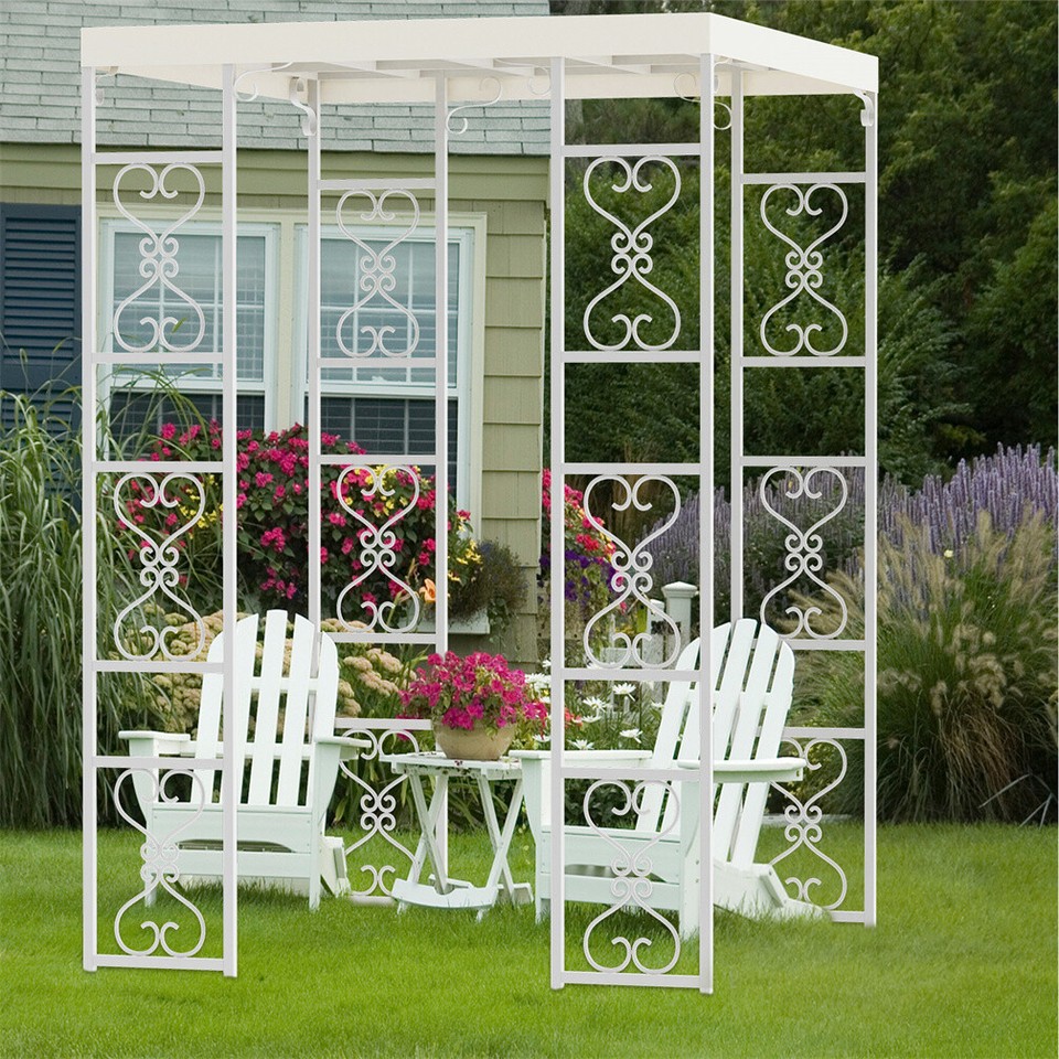 Heavy Duty Backyard Shade Canopies Gazebo Frame Garden Pavilion UV ...