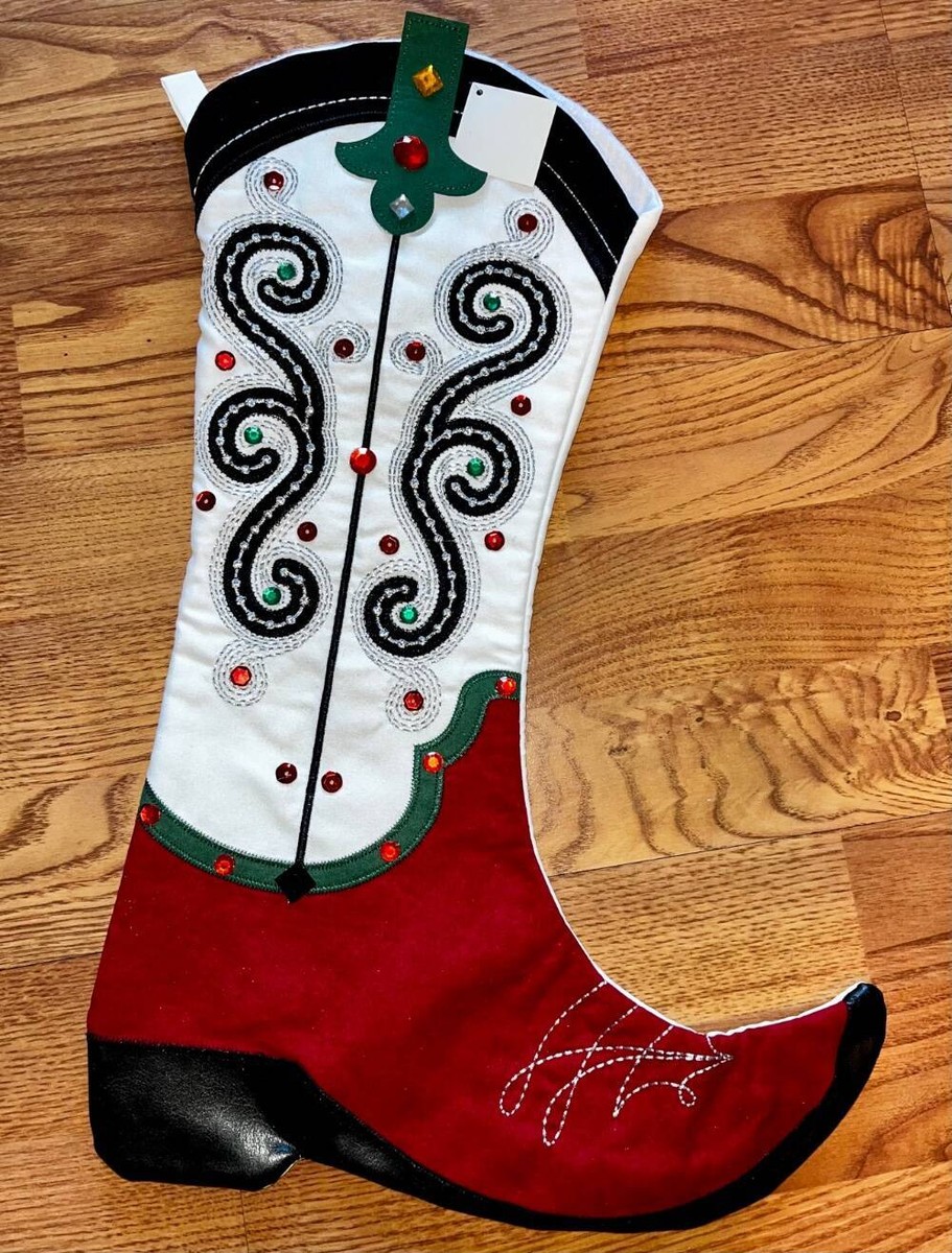 Cowboy Boot Stocking Pattern Christmas Boot Stocking