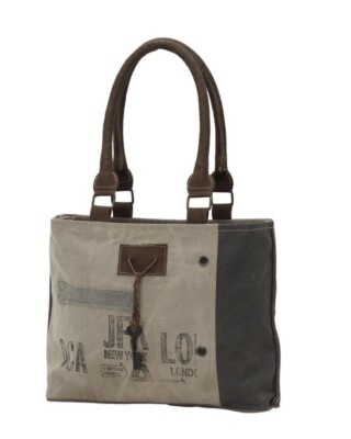 MYRA Canvas Tote Bag for Women Myra Bags Tote Bags Upcycled Bag Utility ...