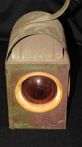 Chalwyn~Made In England vintage Green Railway Traffic Lantern~Missing ...
