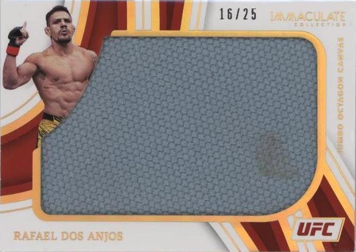 2023 Panini Immaculate Collection UFC - Jumbo Octagon Canvas Rafael dos ...