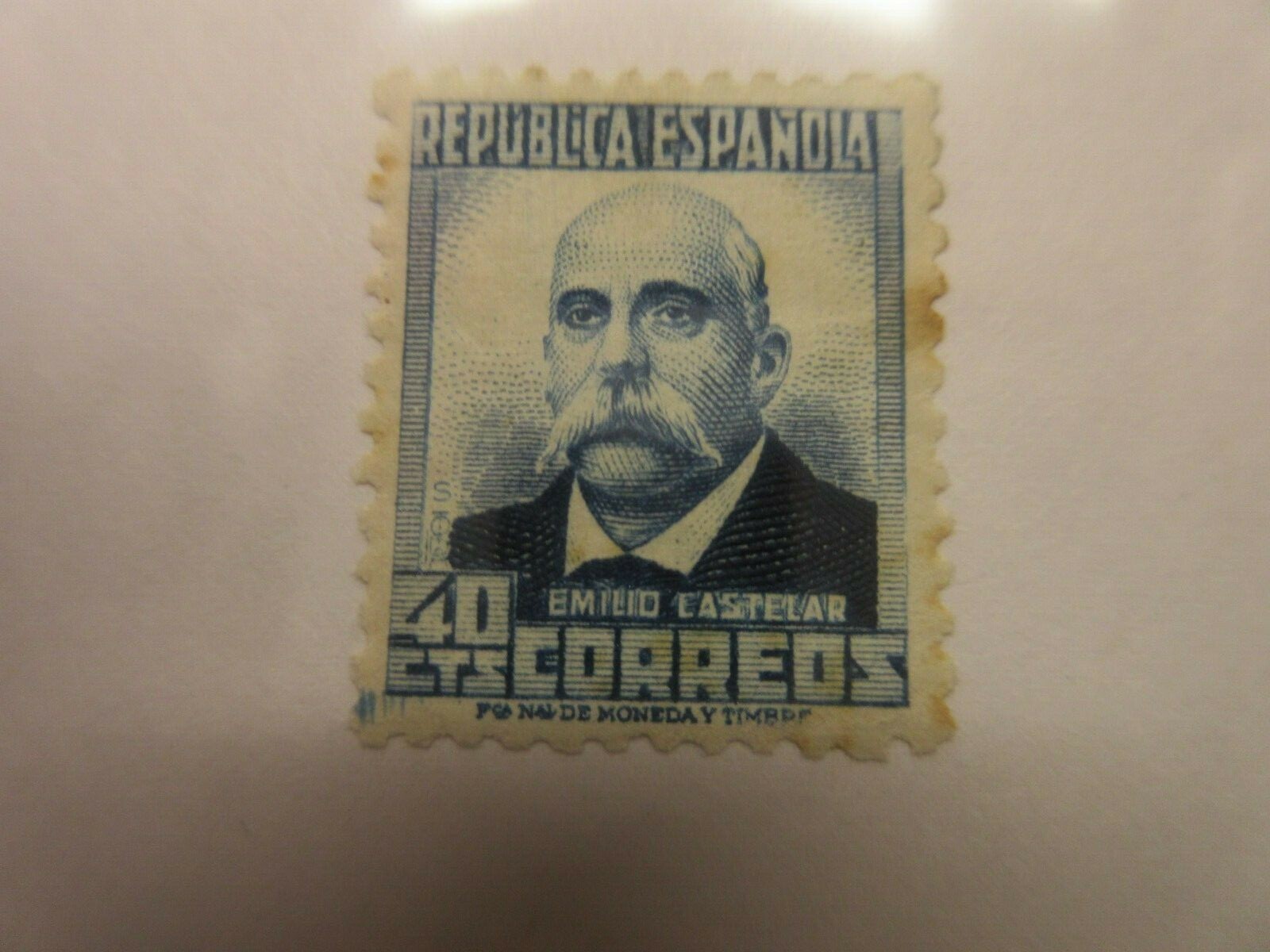 SPAIN Scott 522 (tone spots) MINT HINGED LotA Cat $37.50 | eBay