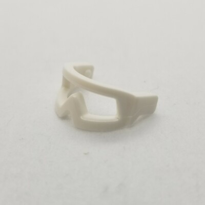 NEW LEGO | Minifigure Headgear - White Visor Snow Goggles | eBay