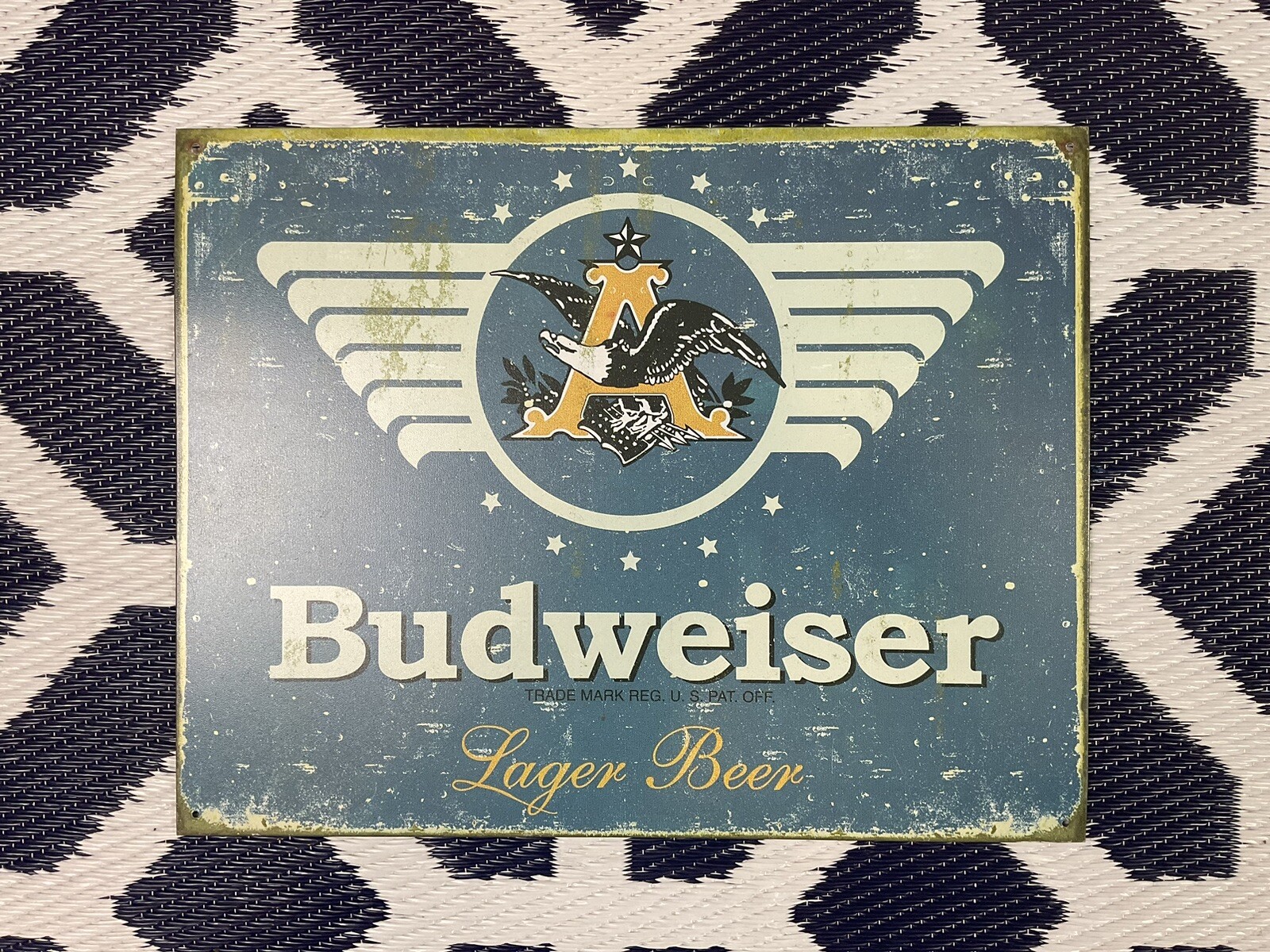 2006 Bush Budweiser Old Logo Sign By Desperate Enterprise Made In USA ...