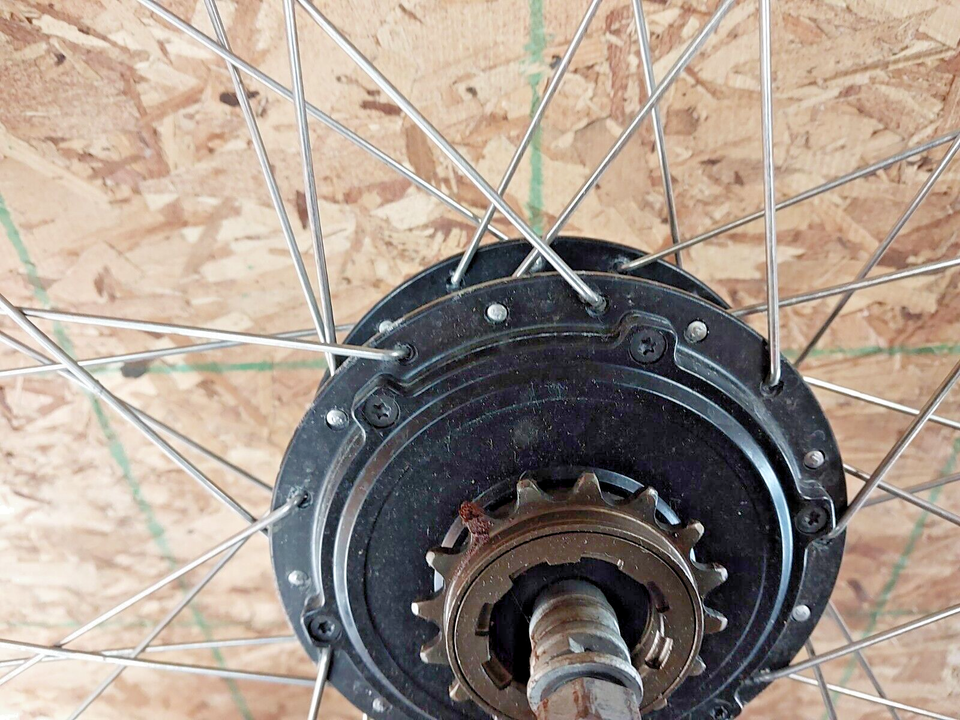 Electra Townie Electric Hub 26" Rear Cruiser Bike Wheel 6-Bolt Disc USA ...