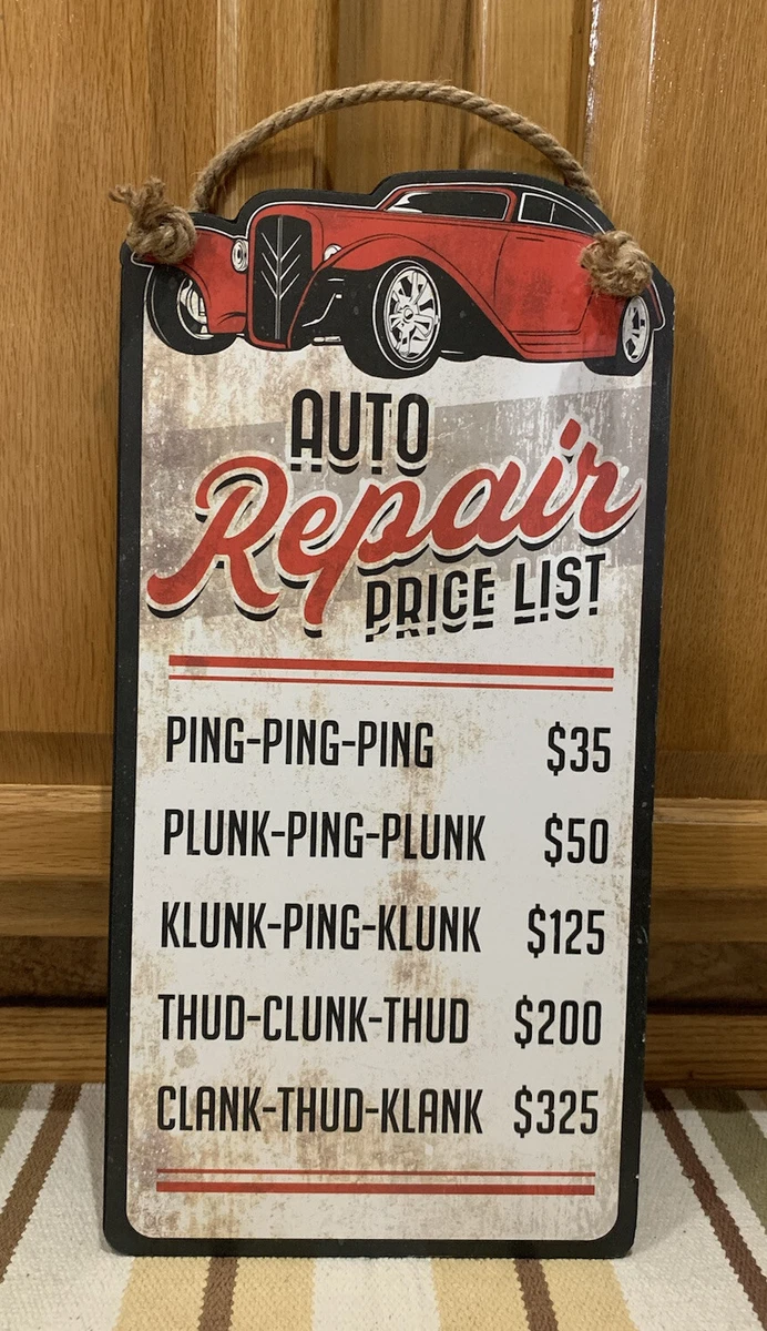 Auto Mechanic Signs