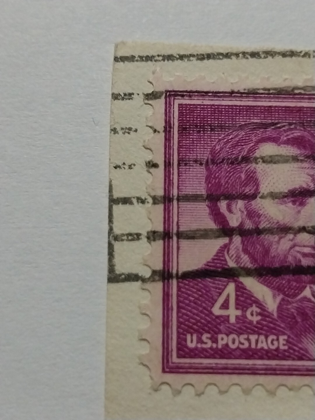 abraham lincoln 4 cent stamp purple very rare #0A3 | eBay