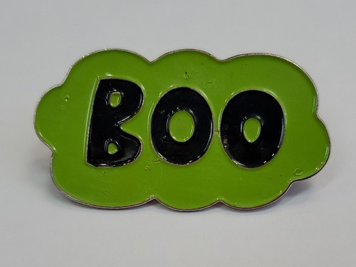 1Hn Boo Green Word Bubble Lapel Hat Jacket Pin | eBay