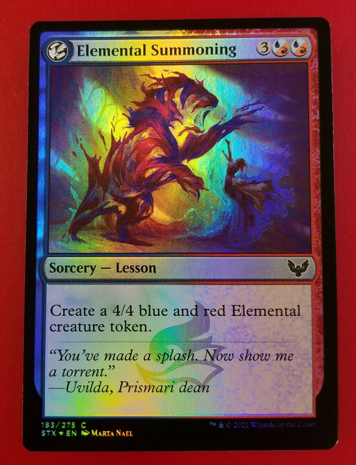 1x Elemental Summoning | FOIL | Strixhaven School of Mages | MTG Magic ...