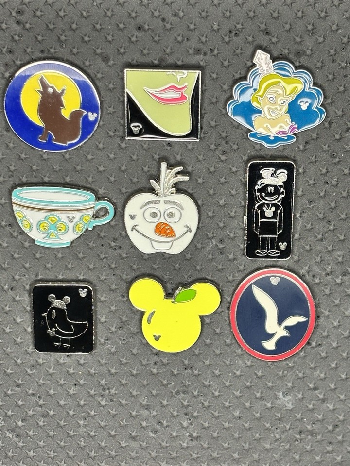 Vintage Hidden Mickey Pin Lot (47 Pins) Including Chasers Years 2007 ...