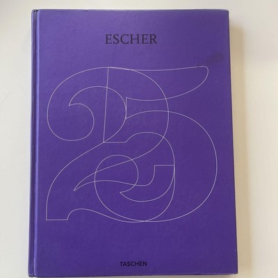 Escher Taschen Art Book Purple Cover Used Illustrated Collectible JAPAN ...