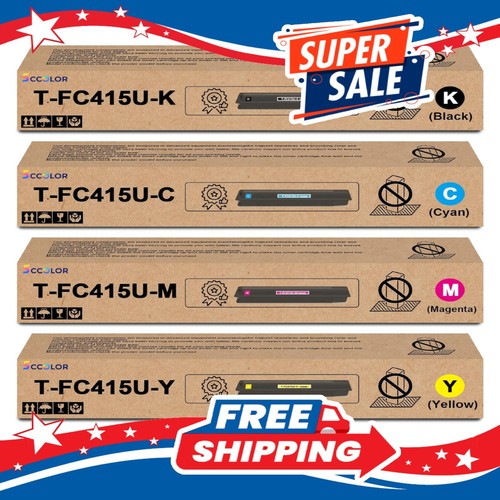 T-FC415U Toner Cartridge 4 Pack for Toshiba e-Studio 2515AC 4515AC ...