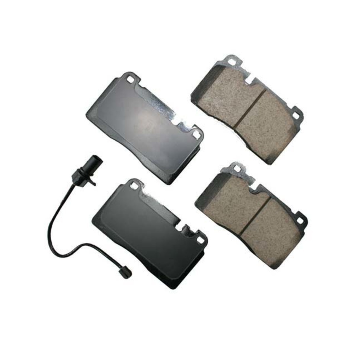 8R0-698-151 L Akebono Euro Brake Pad Sets 2-Wheel Set Front for Audi Q5 ...