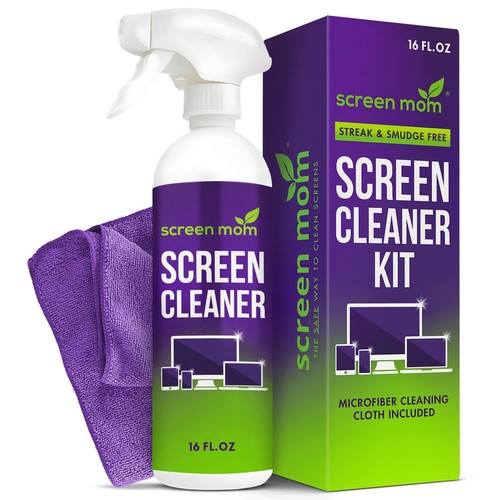 Screen Cleaner Spray and Microfiber Cloth 16oz Screen Cleaner Spray and ...