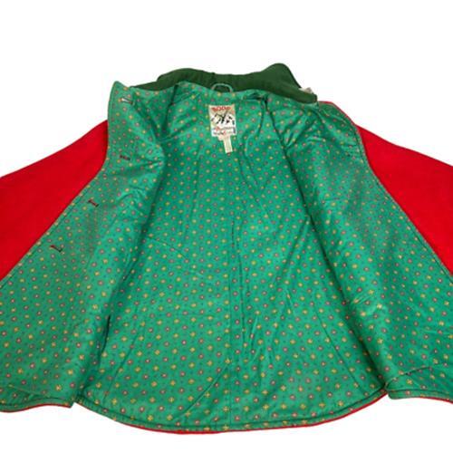 Vintage Womens Boos Cape Poncho Red Shawl Wool Blend Embellished XS/S ...