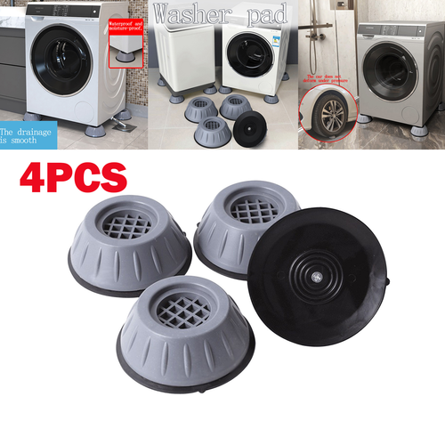4PCS Anti-skid Washing Machine Support Pads Anti Vibration Leg Stopper ...