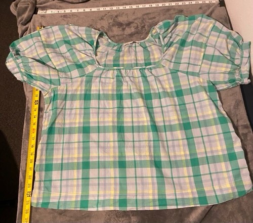 Free Assembly Top Blouse Size XXL Green White Yellow Blue | eBay