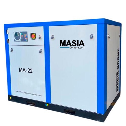 Masia 220V 30HP 3PH Industrial Rotary Screw Air Compressor 145 PSI ...