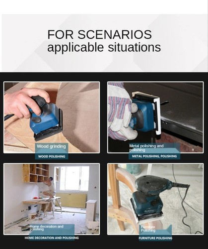 110X100mm Electric Sheet Sander 240W Plane Sanding Machine Polishing ...