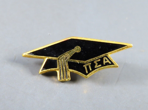 VTG PI SIGMA ALPHA Honor Society GRADUATION CAP PIN Fraternity Gold ...