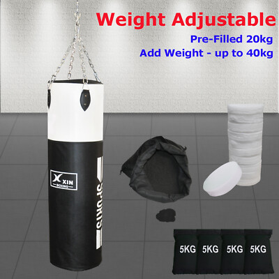 Xin 20kg to 40kg Weight ajustable Solid Filled Heavy Duty Boxing ...
