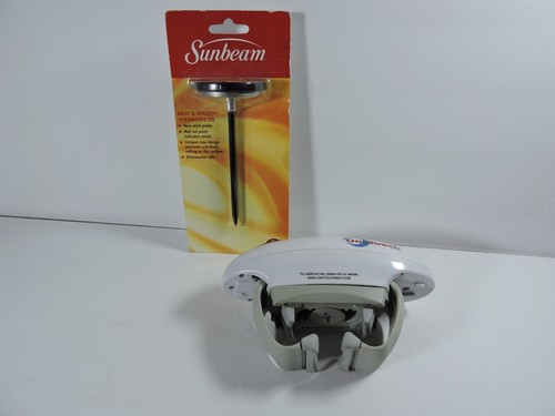 one Touch jar opener battery operated and sunbeam meat thermometer | eBay