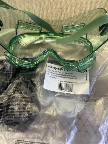 Kleenguard Monogoggle 211 Clear Anti-Fog Safety Goggle NEW 16669 | eBay