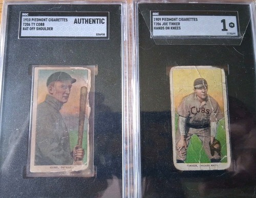 1909 T206 Stars LOT! Cobb! Evers! Tinker! McGraw! All SGC/PSA! | eBay