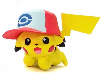 Mini Figure 4. Ush Pokemon Pikachu Collection Wearing Hat Album | eBay