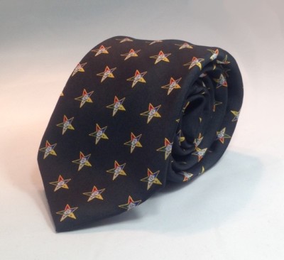 Order of the Eastern Star Woven Necktie - Black (OES-NT-B) | eBay