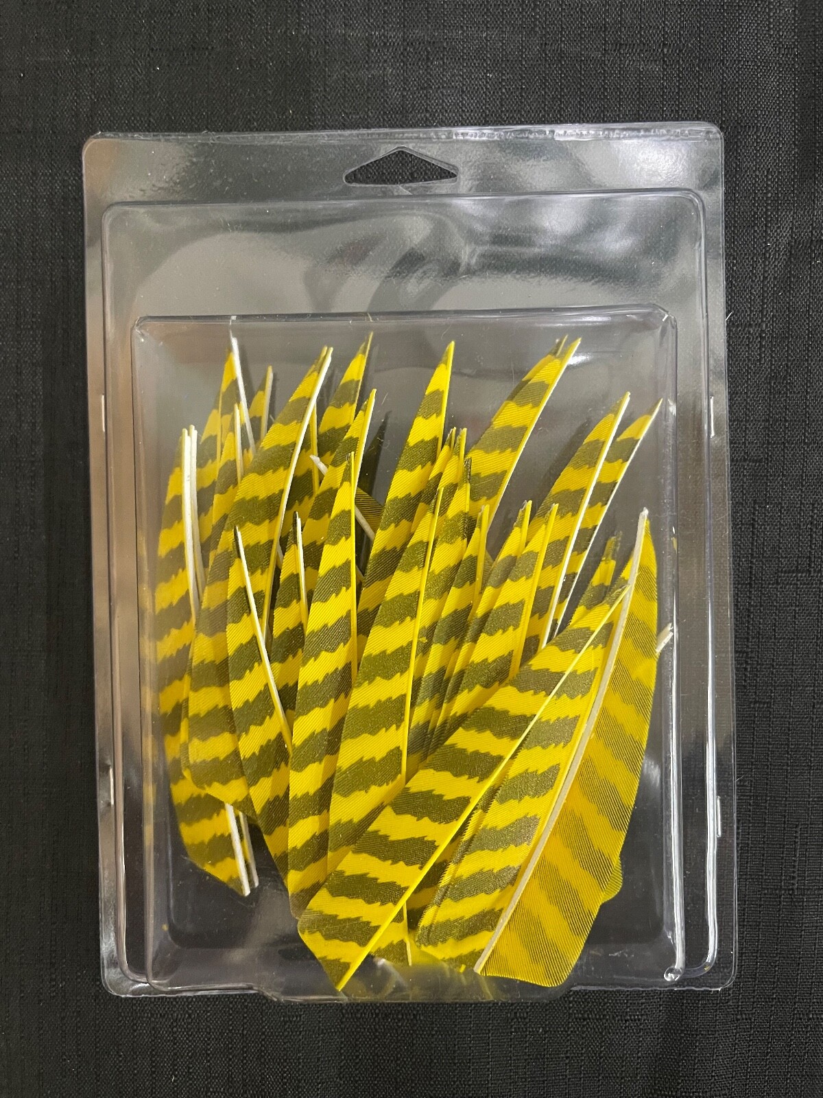 Black Eagle Arrows 4" Barred Feathers 36 Pack Multiple Colors | eBay