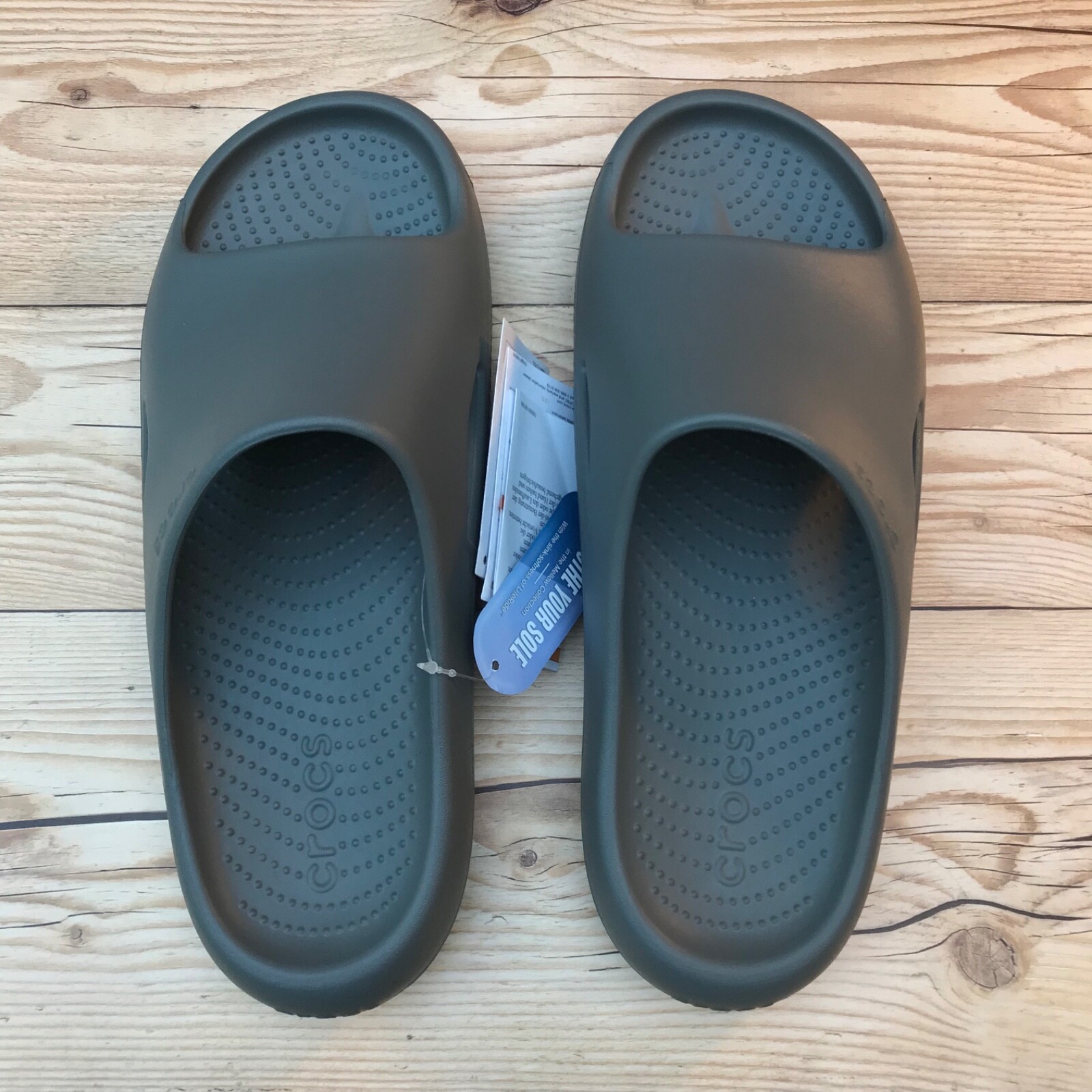 *New* Crocs Mellow Slide Slate Grey Unisex Select-a-Size | eBay