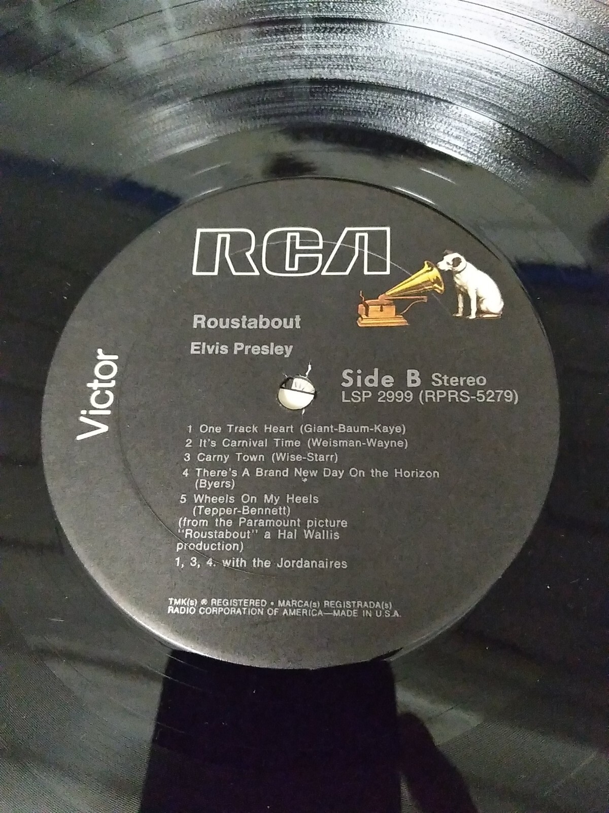 ELVIS PRESLEY LP album ROUSTABOUT RCA Victor LSP-2999 Excellent ...