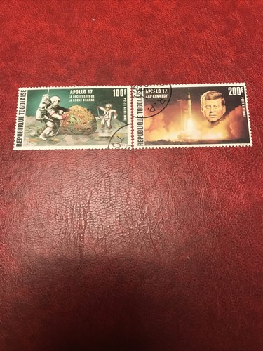 Togo stamps 1972 Airmail - USED Apollo 17 | eBay